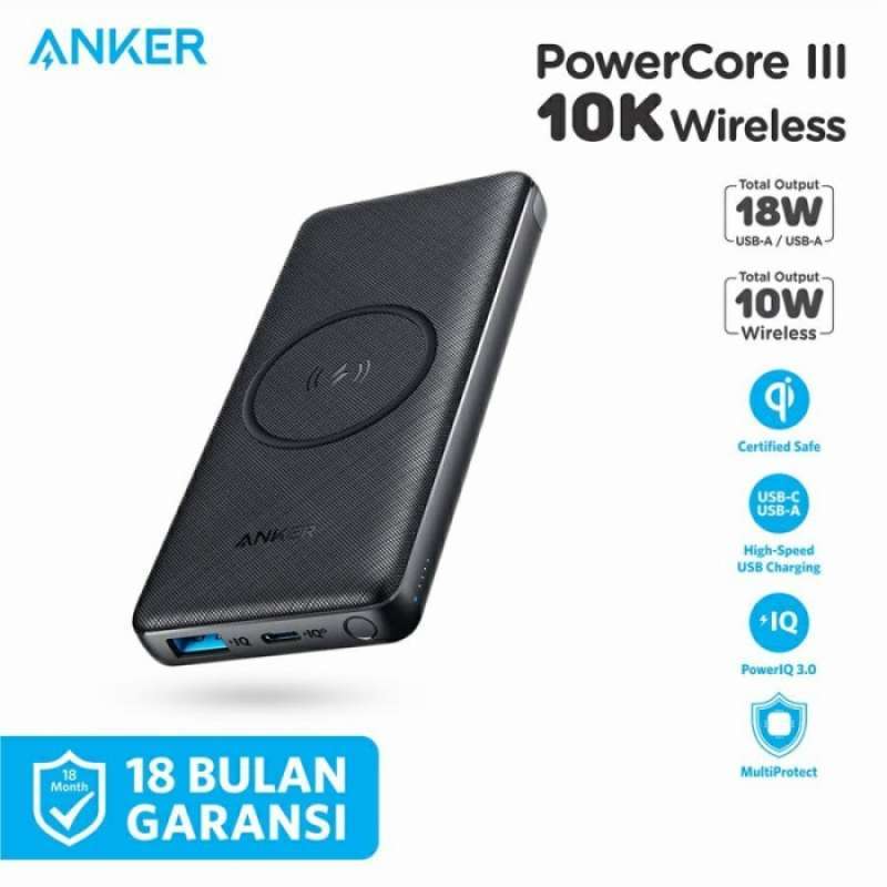 Jual Powercore III Sense 10K Powerbank Wireless Original Resmi A1617 di ...