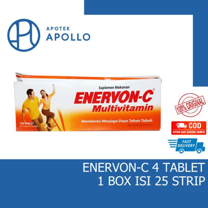 Jual Enervon C Strip Per Box Isi 25 Strip Di Seller Anes Medika Center ...