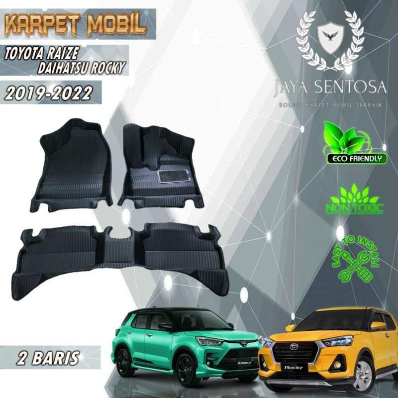 Jual Karpet Mobil Toyota Raize/Daihatsu Rocky 2019-2022+Alas Kaki ...