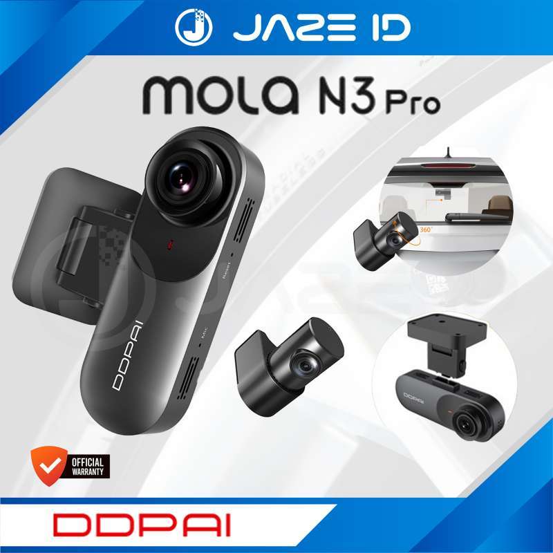 Jual DDPAI Mola N3 Pro Dash Cam 2K Car DVR Mobil GPS Kamera Camera - N3 ...