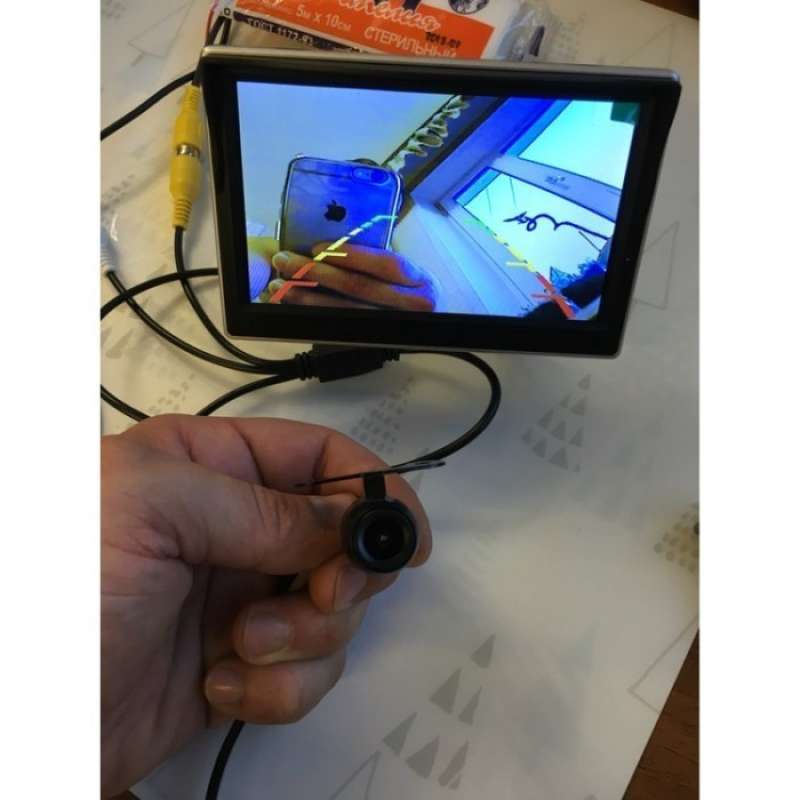 Promo Layar Monitor Parkir Mobil 5 Inch TFT LCD Monitor Rear View ...