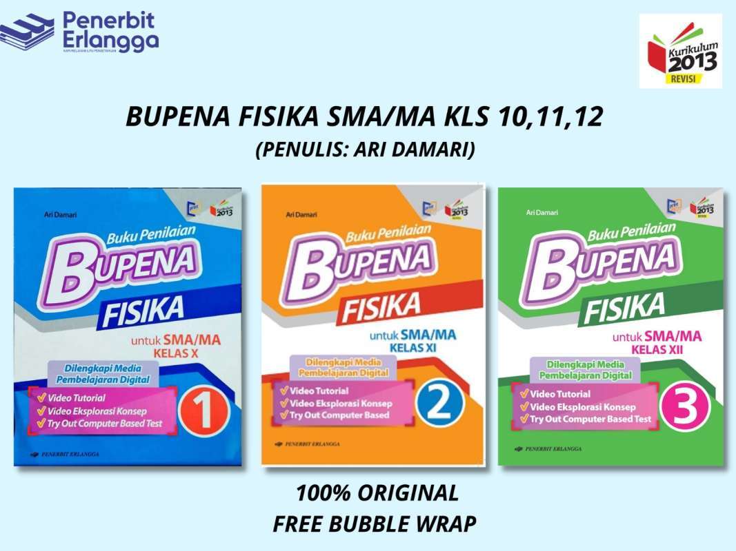Promo BUKU BUPENA FISIKA KELAS 10 11 12 K13N SMA ERLANGGA Diskon 15% di Seller Penerbit Erlangga ...