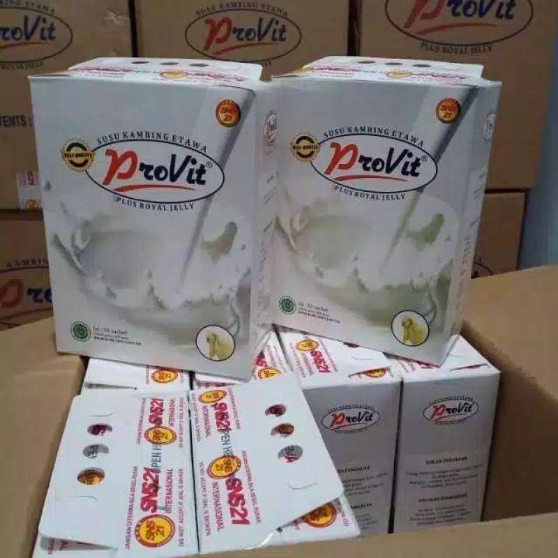 Promo Provit Susu Kambing Etawa Isi 50 Sachet Diskon 19% Di Seller ...