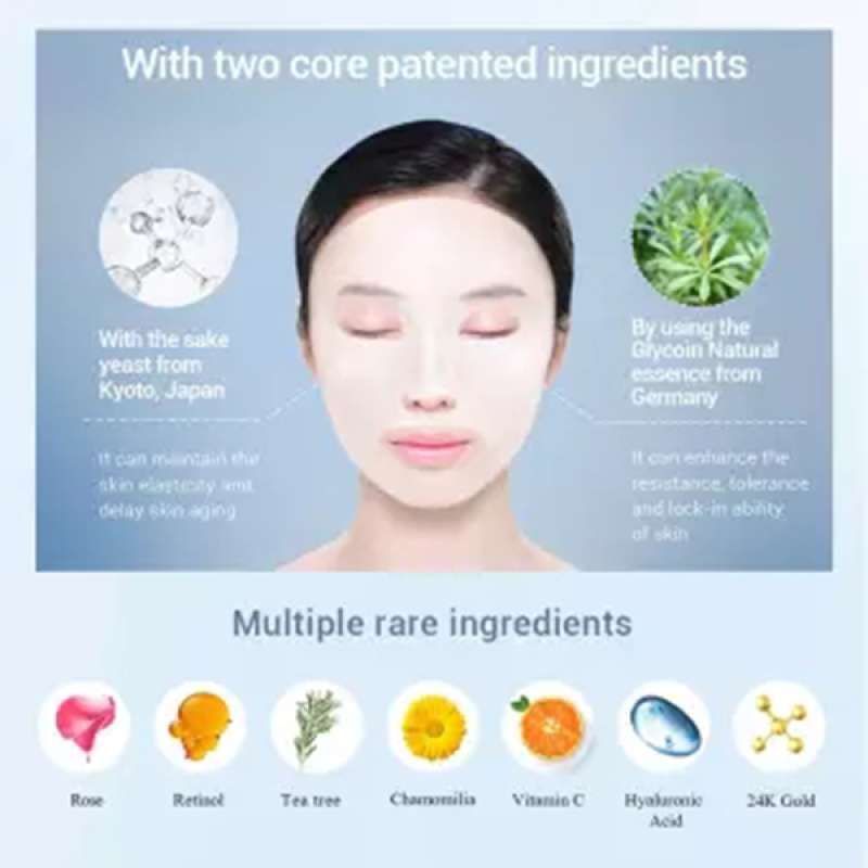 Promo Breylee Sheet Mask Hyaluronic Acid Melembabkan Wajah [1 Pcs ...