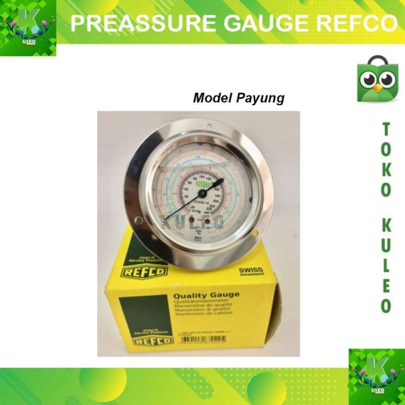 Promo Pressure Gauge Refco With Oil / Meteran Refco Low Pressure Mr-305-Ds Diskon 17% di Seller ...