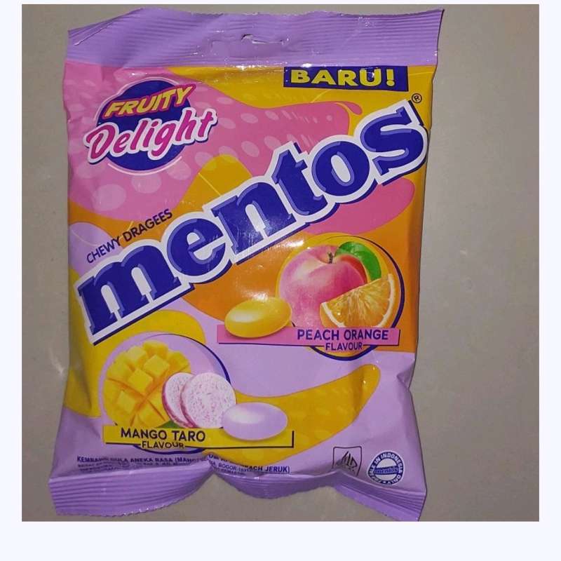 Jual Permen Mentos Mango Taro Fruity Delight ( +- 45 Pcs ) Di Seller ...