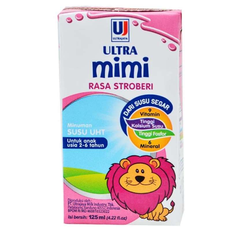 Promo Ultra mimi vanilla / strawberry / full cream / coklat 125 ml 1 ...
