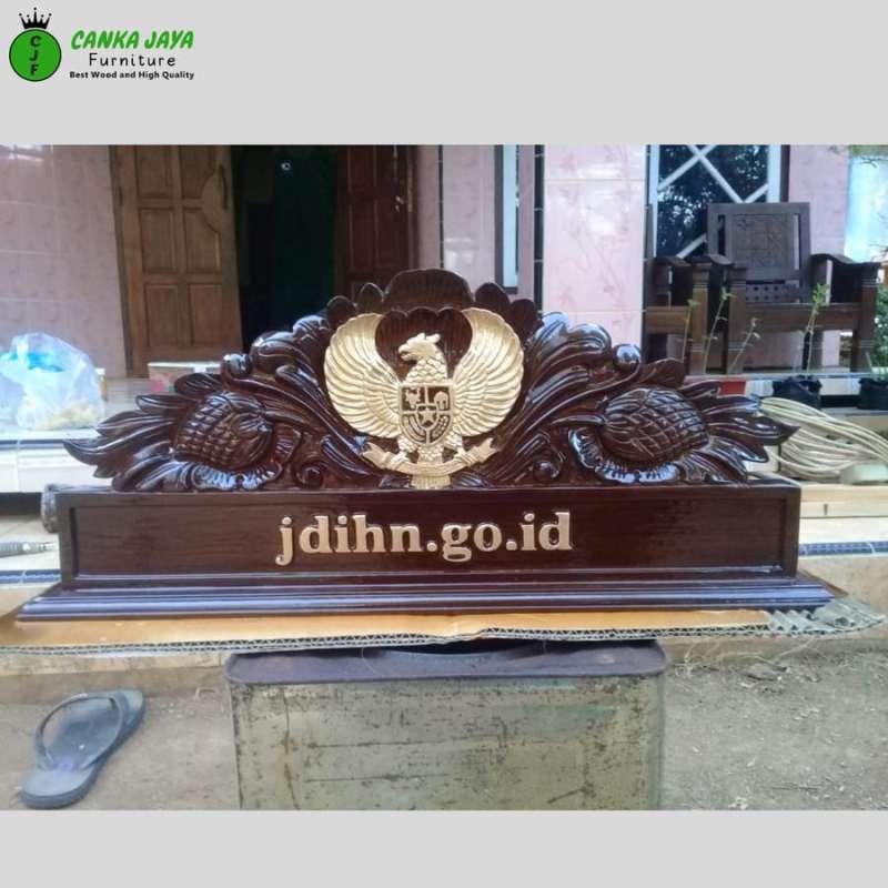 Jual CANKA - Papan Nama Kayu Ukir Asli Jepara Murah (Label, Dinas ...