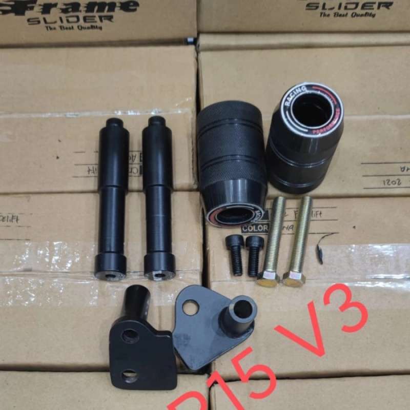 Promo FRAME SLIDER BODY YAMAHA NEW R15 V3 PEMASANGAN PNP - Multicolor ...