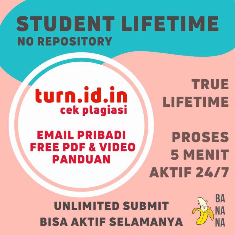Promo [TURN; ID IN] TRUE LIFETIME NO REPOSITORY SOFTWARE cek plagiasi unlimited submit bonus ...