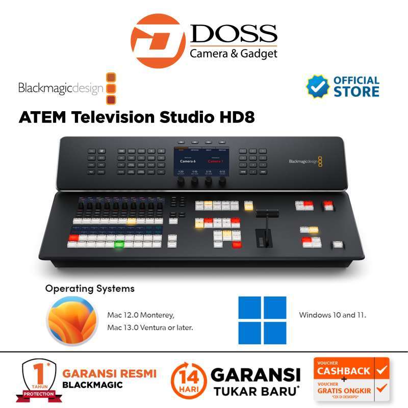 Jual Blackmagic Design Atem Television Studio Hd8 Di Seller Doss ...