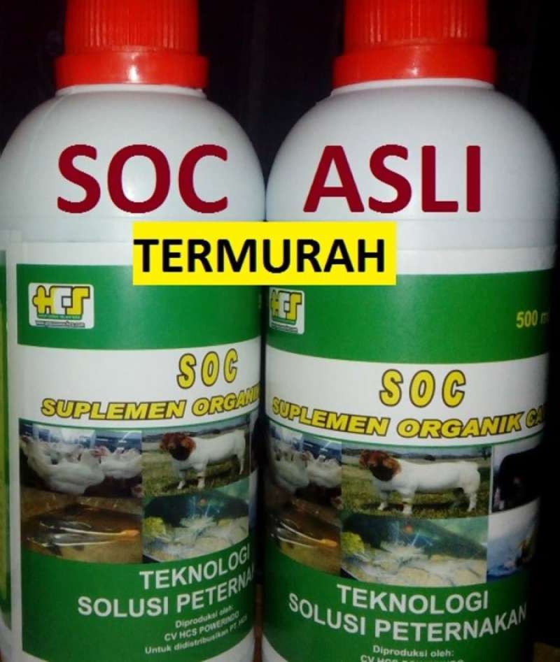 Promo Soc Hcs Suplemen Ternak / Fermentasi Pakan Terbaik Dan Original ...