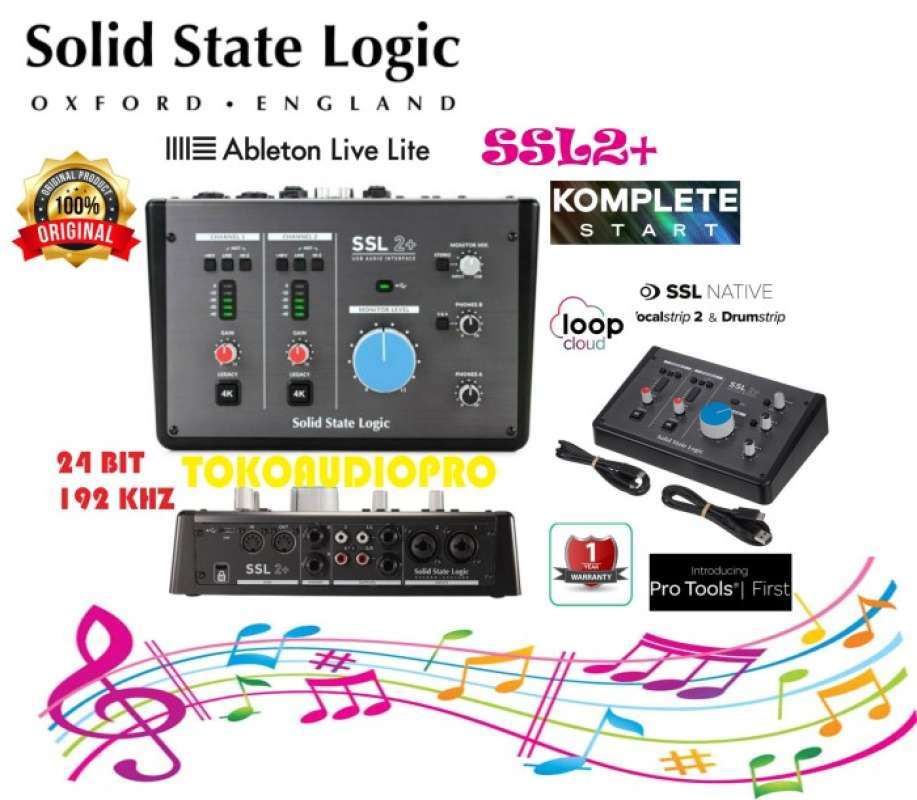 Promo Solid State Logic Ssl2+ Usb Audio Interface Diskon 17% di Seller Golden Victory Music ...