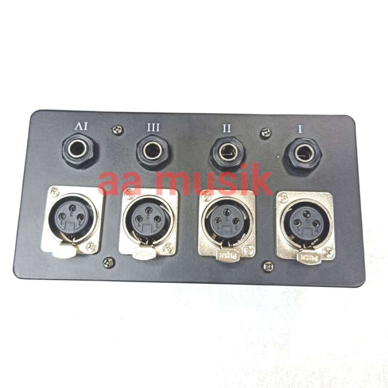 Promo PANEL BOX MIC TANAM TEMBOK 4CHANNEL 4 XLR 4 AKAI - Multivariasi ...