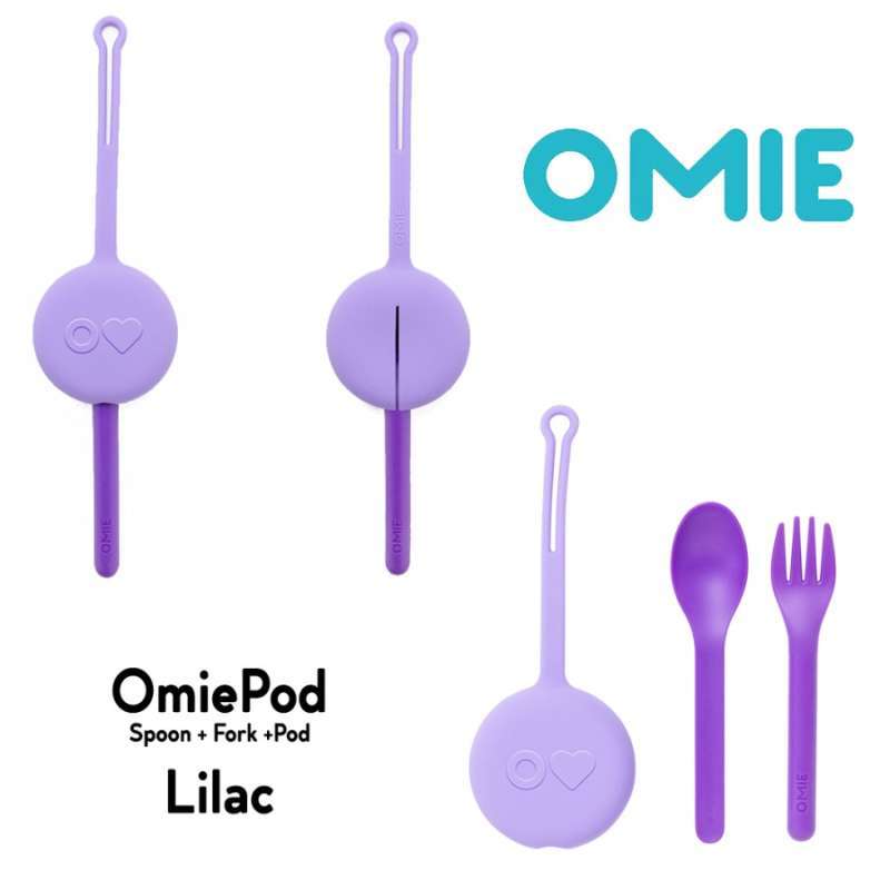 Jual Omie Fork Spoon dan Pod Set OmiePod Sendok Garpu dan Holder ...