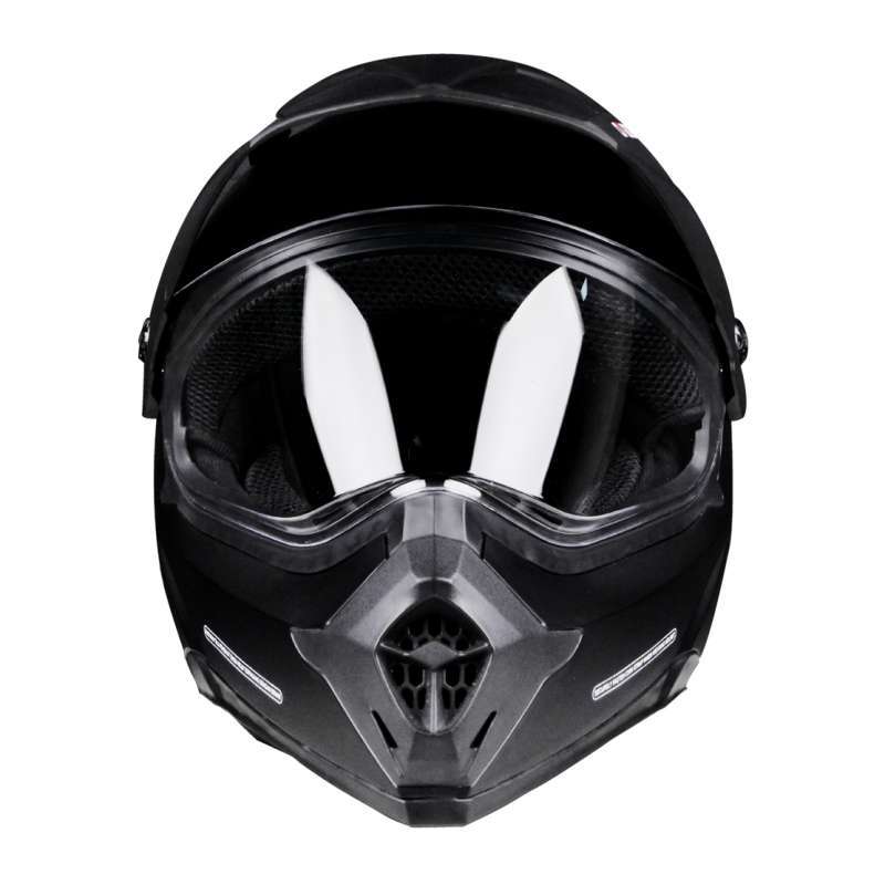 Promo Helm Full Face Cargloss FSM Former SuperMoto Black Doff - L ...
