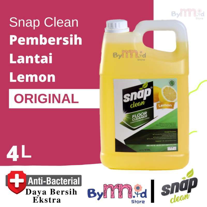 Promo SNAP CLEAN FLOOR CLEANER 4L - SNAP CLEAN PEMBERSIH LANTAI 4L ...