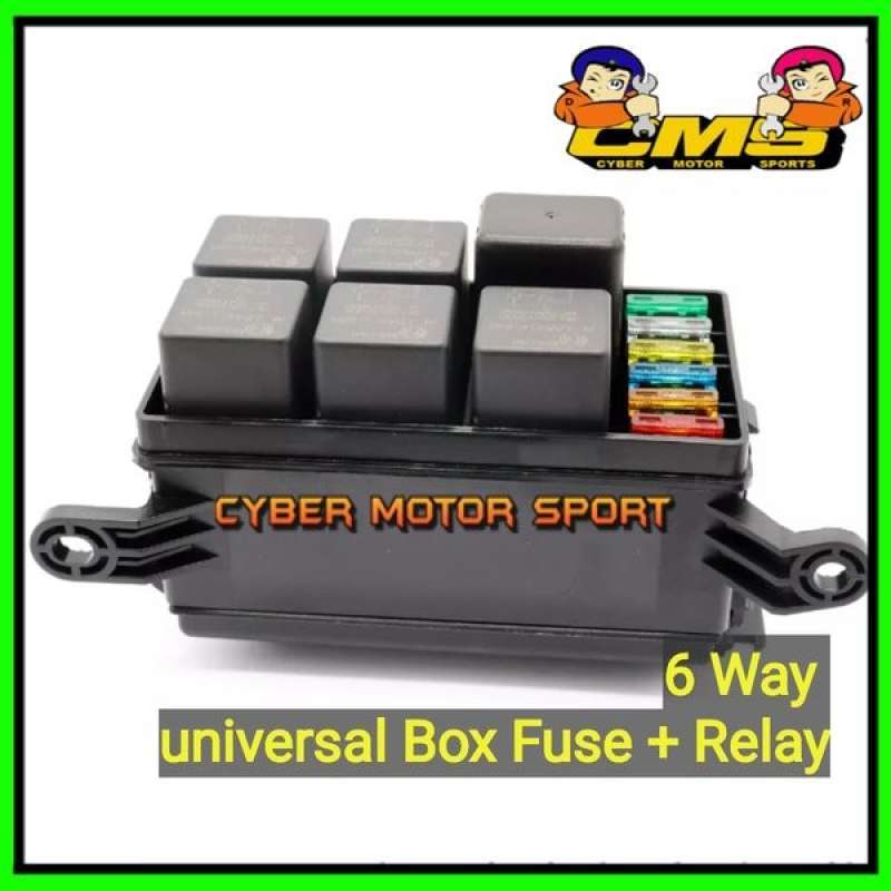 Promo Box Relay Sekring Mobil Universal Fullset. Fuse Box Plus Relay ...