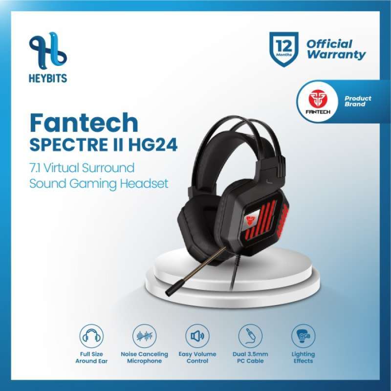 Promo FANTECH HG24 SPECTRE II 7.1 VIRTUAL SURROUND GAMING HEADSET ...