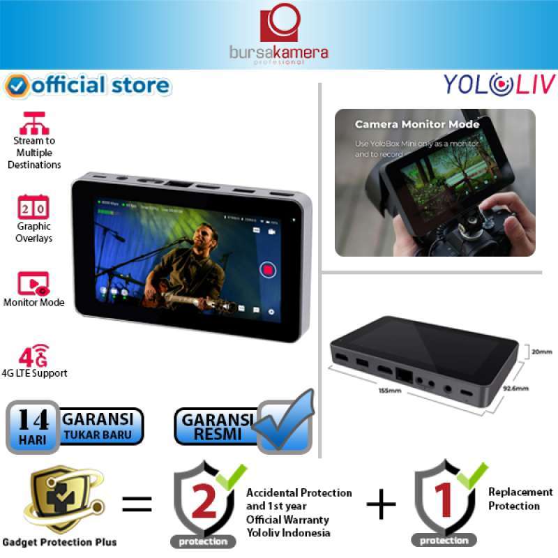 Jual BKP YOLOLIV YoloBox Mini Live Streaming Studio Device Original ...