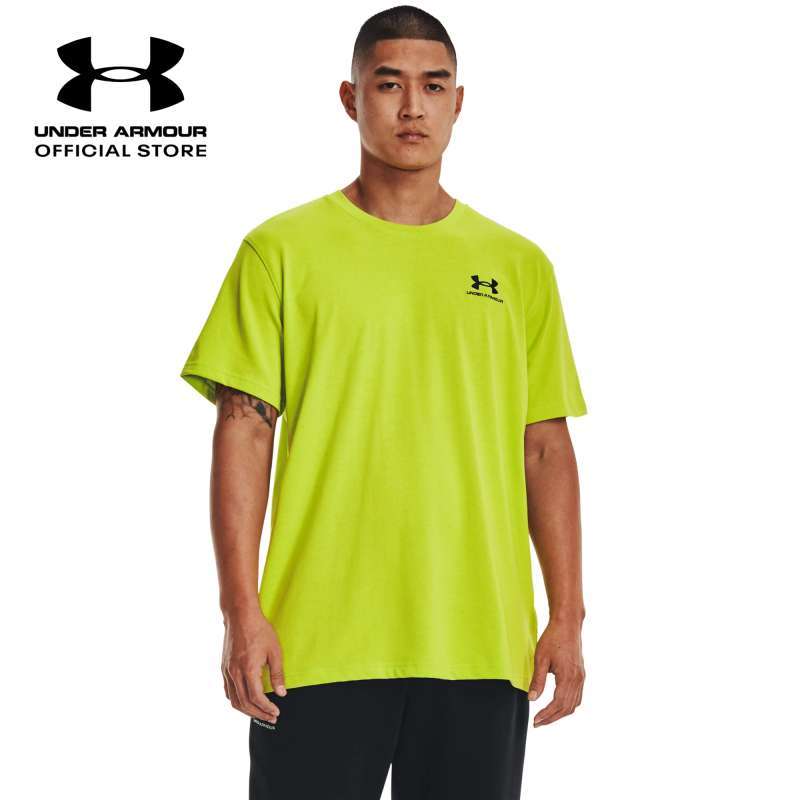 Promo Under Armour Mens Training Logo Embroidered Heavyweight Lengan ...