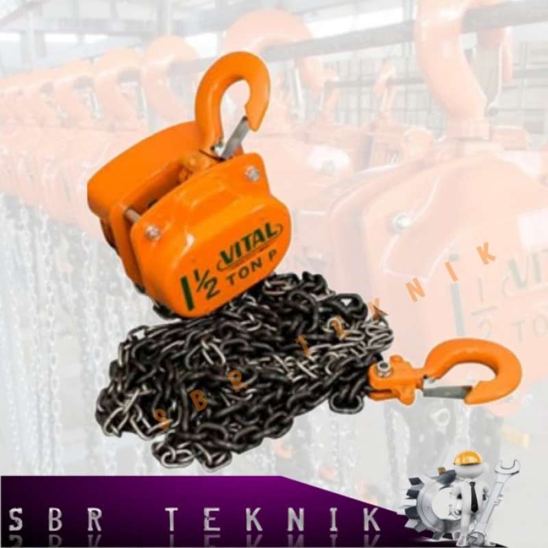 Jual Chain Block 1.5 Ton X 5 Meter Vital - Takel 1.5 Ton Japan Original ...