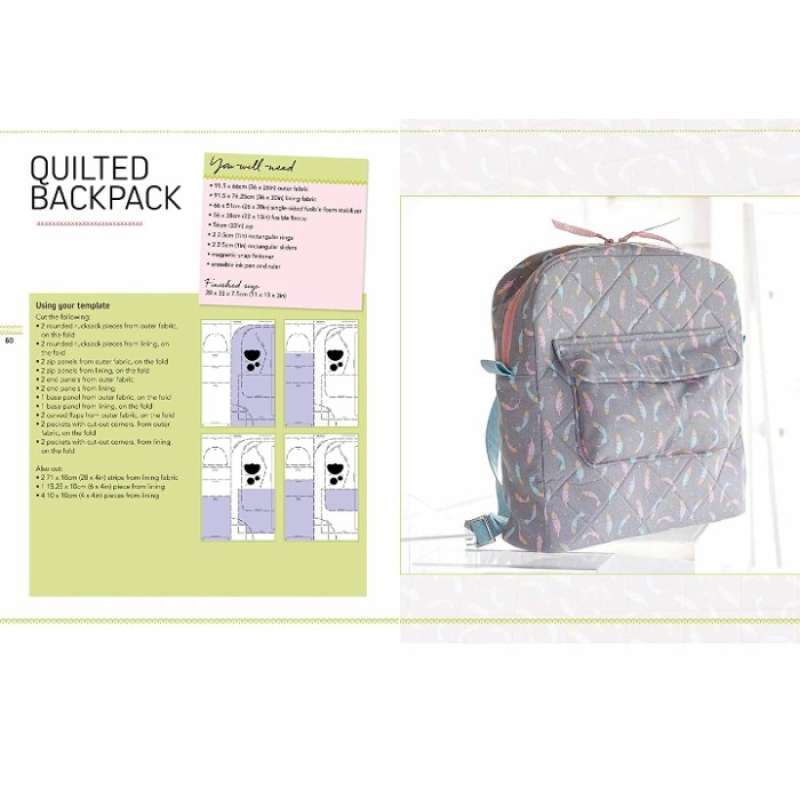 Jual Search Press: Build A Bag: Backpacks Sew 15 Stunning Projects And ...