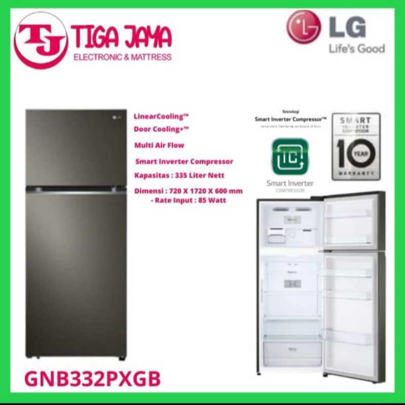 Jual Lg Kulkas Gn-b332pxgb Kulkas Lg 2 Pintu Gn B332pxgb Kulkas Lg B332 Inverter Di Seller ...