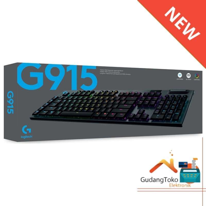 Jual New Logitech G Lightspeed Wireless G915 Rgb Mechanical Keyboard Di ...