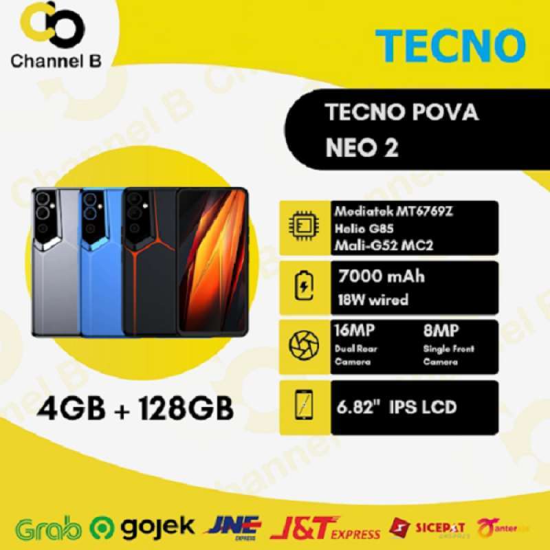 Jual Tecno Pova Neo 2 [ 4GB / 128GB ] Smartphone - Garansi Resmi di Seller Channel B Official ...