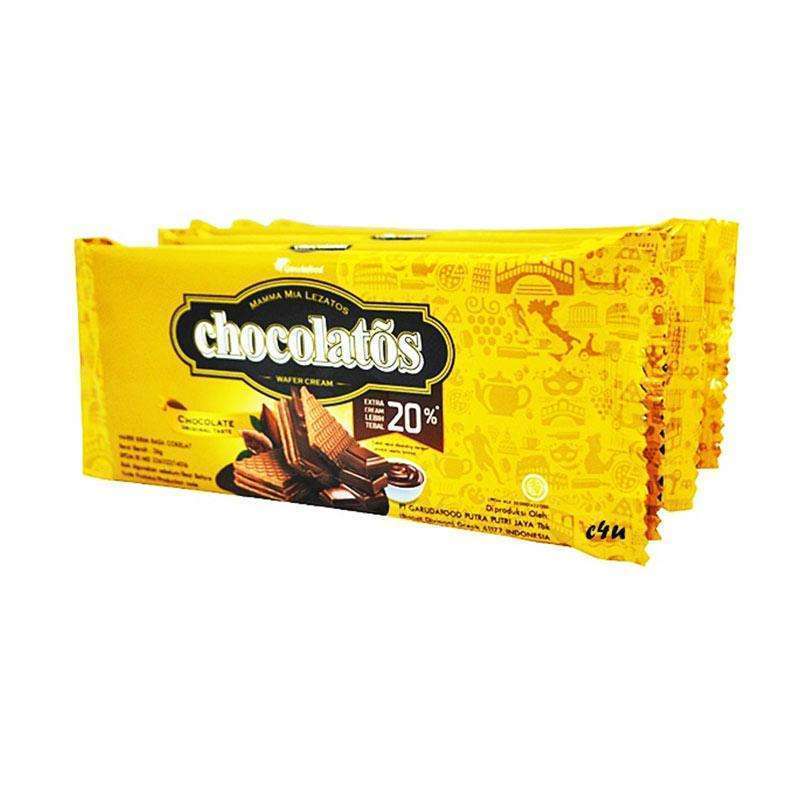Jual CHOCOLATOS Chocolate Wafer [1 Renceng/ 10 sachet] di Seller ...