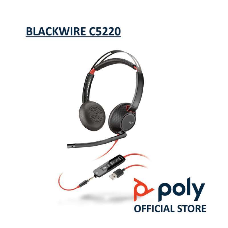 Jual Poly Blackwire C5220 Headset Usb-a Stereo Di Seller Gamma Store ...