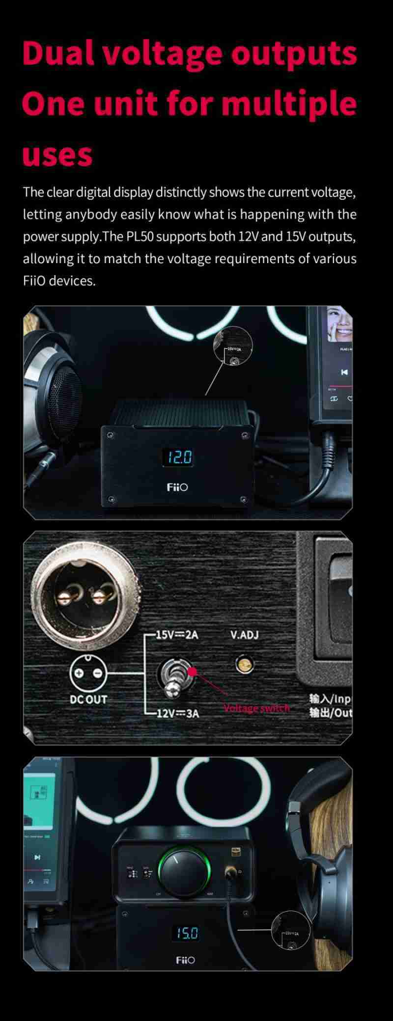 Jual Fiio Pl50 Dual Voltage Linear Power Supply Di Seller Gamma Store ...