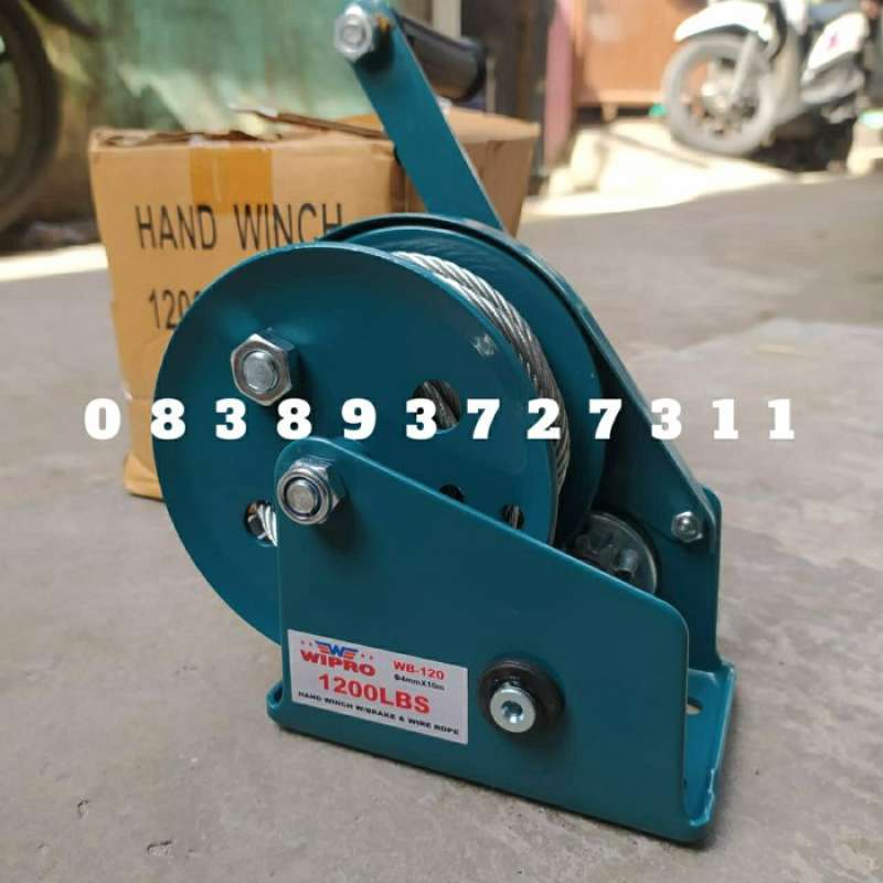 Promo katrol manual 1200 lbs hand winch WIPRO alat angkat barang Diskon ...