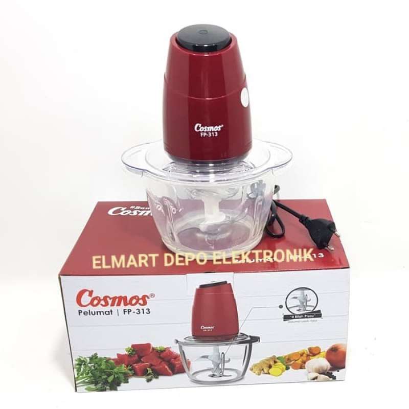 Jual Chopper Food Processor Blender Cosmos Fp 313 Kapasitas 1.2 L Di ...