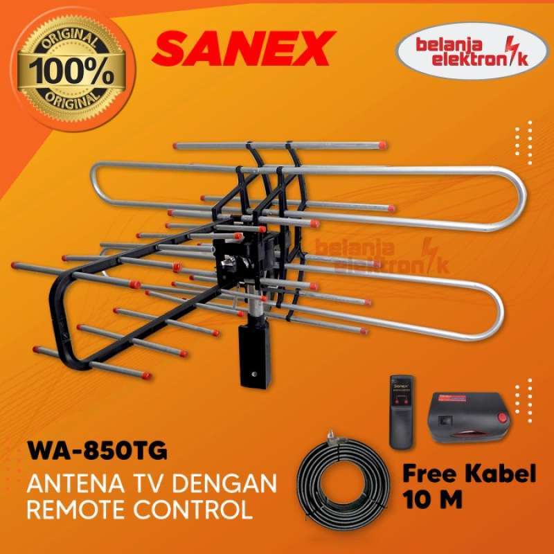Jual Sanex Wa-850 Tg Antena Tv Outdoor Dengan Booster Dan Remote Wa ...