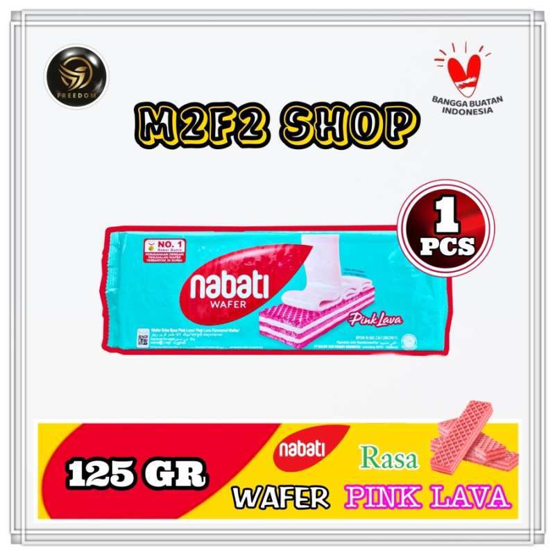 Jual Wafer Richeese Nabati Rasa Pink Lava - 125 Gr (kemasan Satuan ...