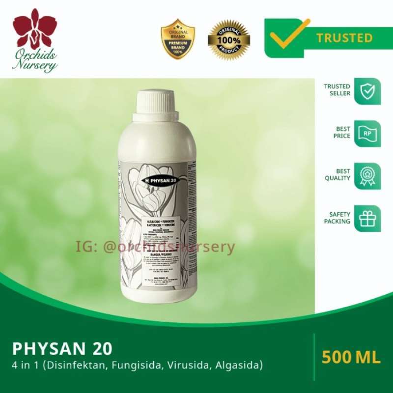 Promo Physan 20â„¢ 4in1 BAKTERISIDA-VIRUSIDA-ALGASIDA-FUNGISIDA (500ml ...