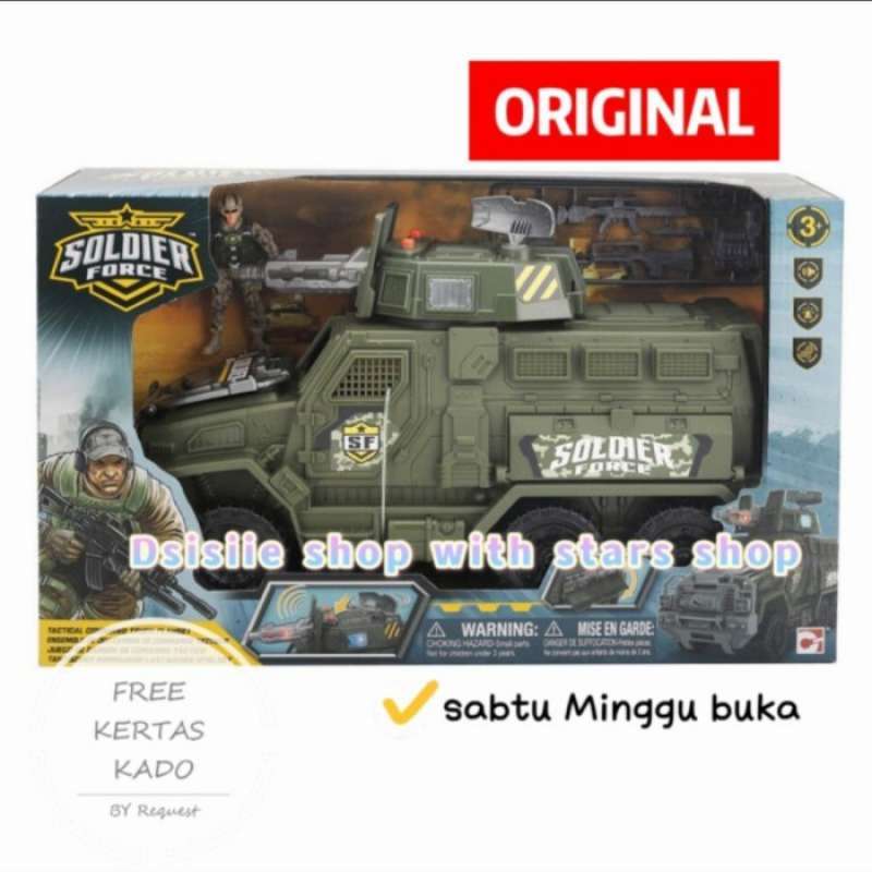 Promo Soldier Force Tactical Command Truck Playset Original / Figure ...
