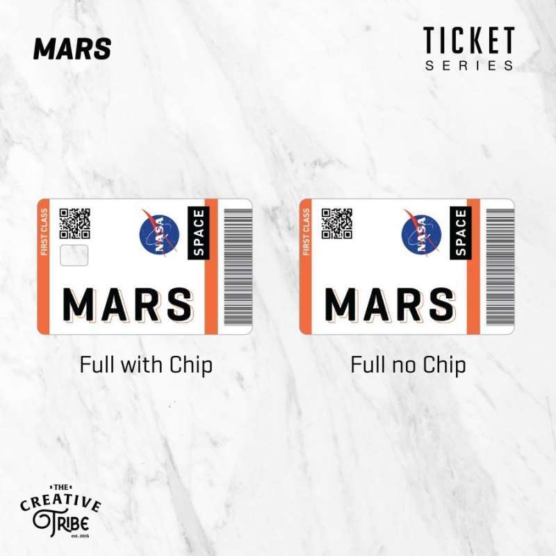 Jual Sticker Skin ATM Card Ticket - Vinyl Debit Credit Boarding Pass ...