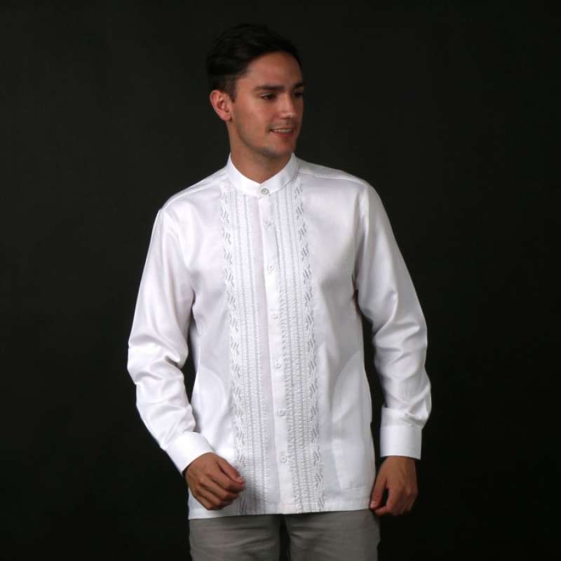 Jual Casella Baju Koko Putih Pria Lengan Panjang Exclusive Premium 9744 Di Seller Ekk Self1