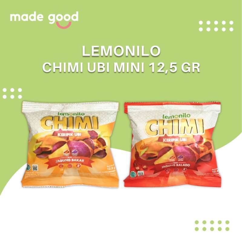Jual Lemonilo Chimi Ubi Jagung Bakar Balado Mini 12.5gr Keripik Ubi ...