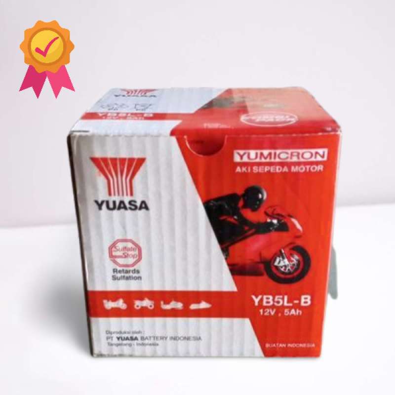 Promo AKI YUASA YB5L-B 12V-5AH Diskon 23% di Seller SBY_store - Sonokwijenan, Kota Surabaya | Blibli