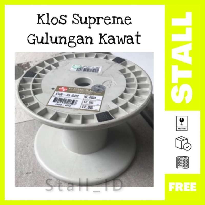 Promo Bobin klos Gulungan Kawat atau Kabel / Roll Supreme 10 Kg Klos ...
