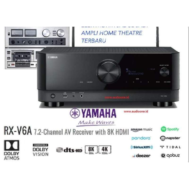 Jual Yamaha Rxv6a Rxv- 6a Rxv 6a Dolby Atmos Home Theatre Amplifier Di ...