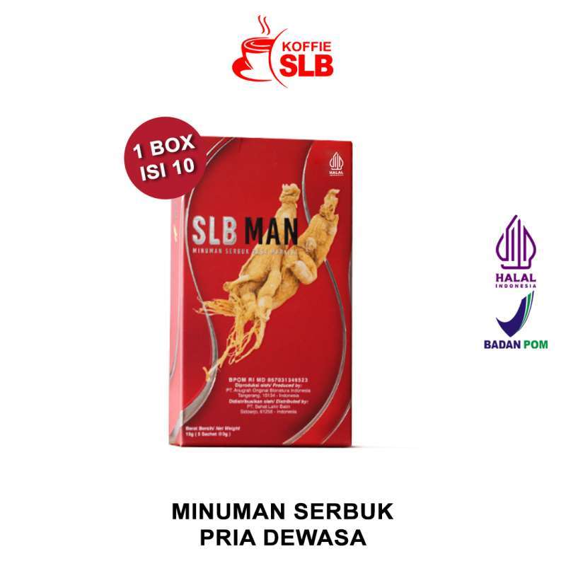Jual SLB MAN MINUMAN SERBUK STAMINA PRIA KOPI SLB 1 BOX - KOFFIE SLB ...