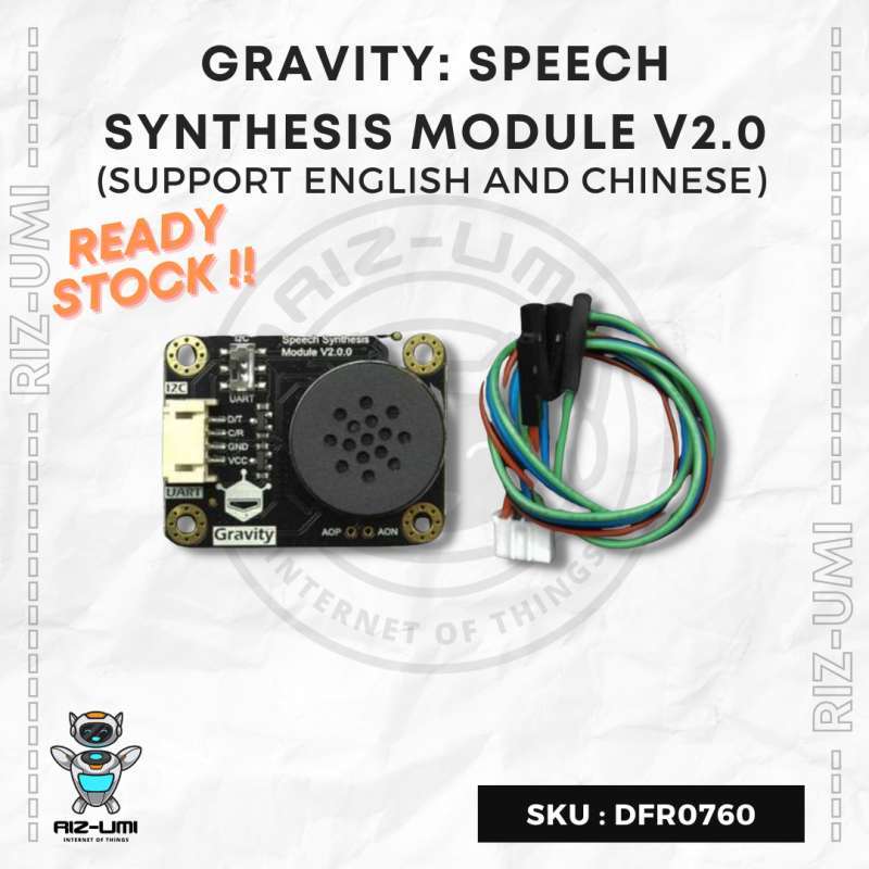Jual Gravity Speech Synthesis Module V20 Support English And Chinese Di Seller Riz Umi