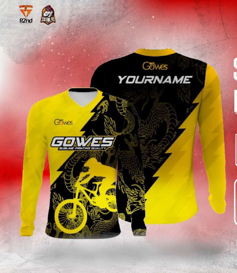 Jual [pre Order 14 Hari] Regarsport Gowes Dragon Jersey Sepeda Custom ...