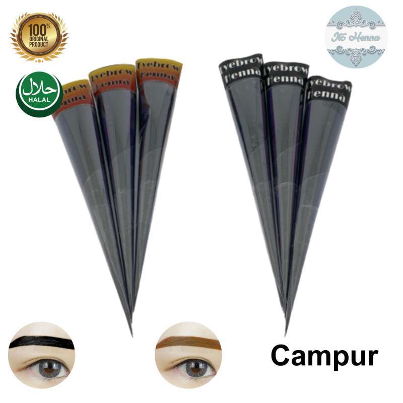 Jual Henna Alis warna coklat dan hitam ( 1/2 box isi 6 pcs ) di Seller ...