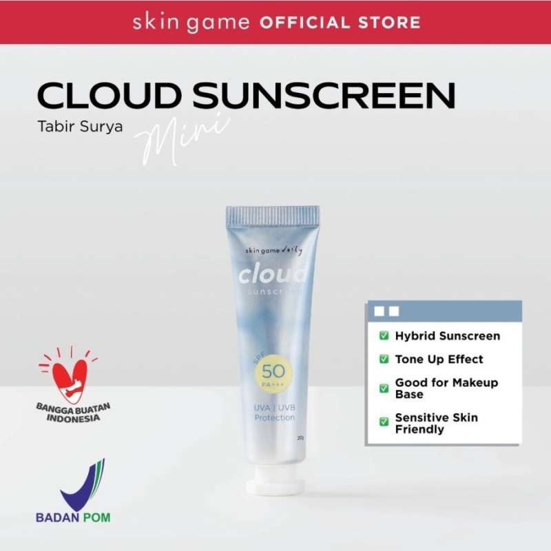 Jual SKIN GAME Cloud Sunscreen SPF 50 PA+++ di Seller ...